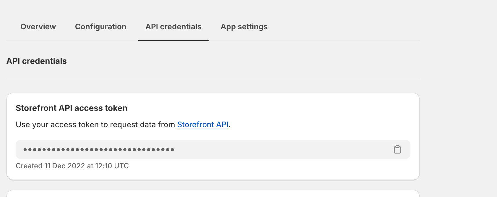 Shopify storefront token capabilities - PreProduct