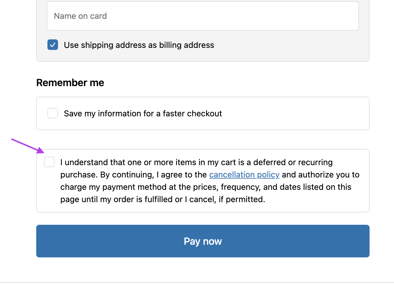 Editing the checkout terms and conditions label - PreProduct